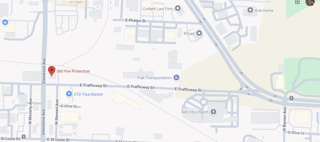 Locations | 360 Fire Protection